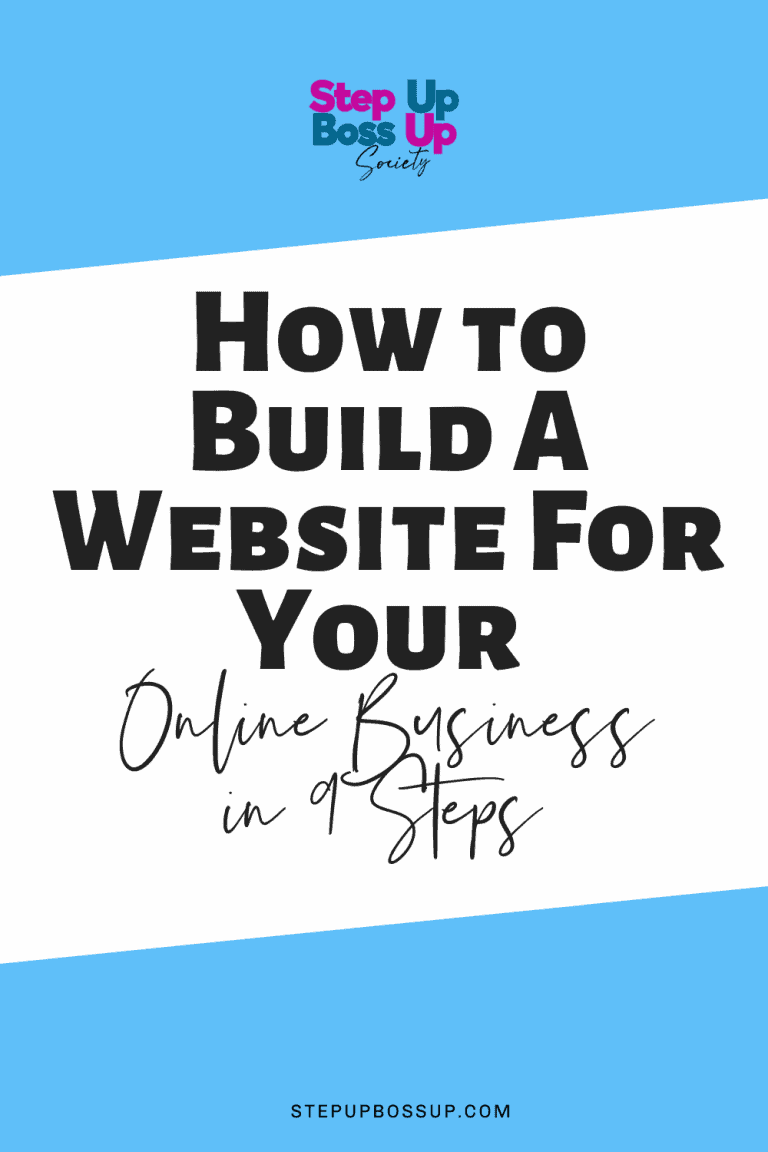 How To Create A Website For Your Business In 9 Easy Steps - Step Up ...